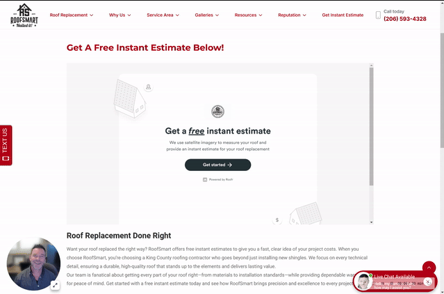 RoofSmart Instant Estimator | Get a Free Instant Estimate